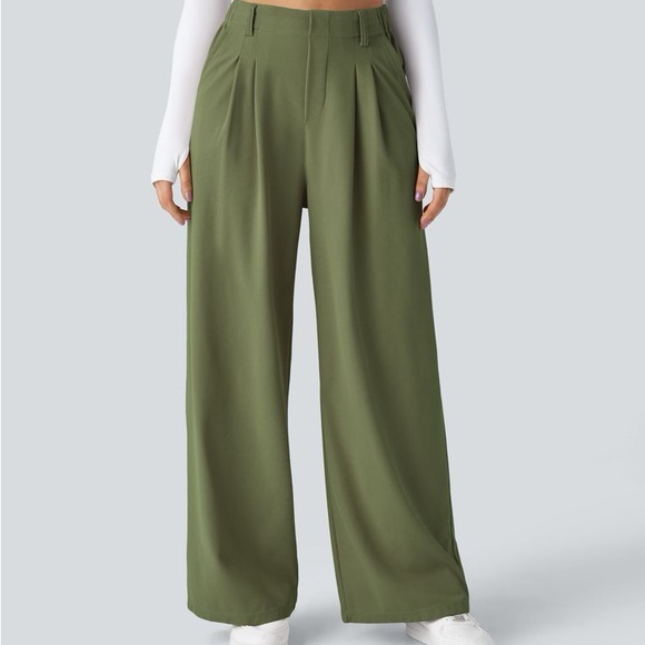 HALARA | Pants & Jumpsuits | Nwt Halara Flex High Waisted Pocket Wide ...